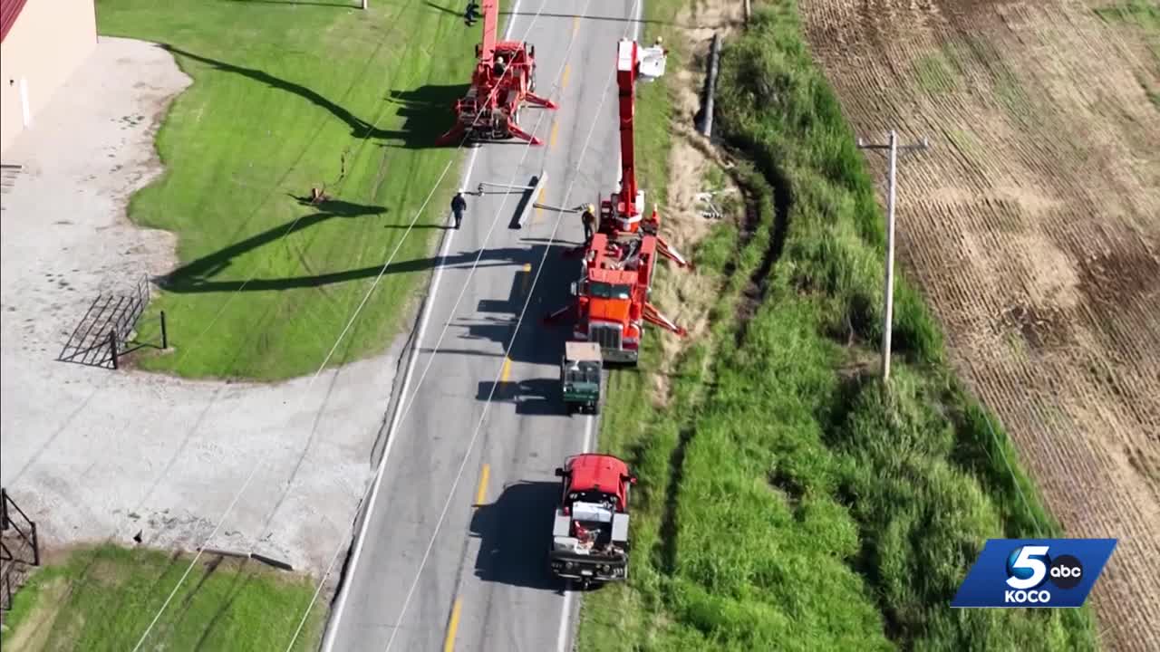 Wild wind amid severe storms slams Kay County, leaving highway closed ...