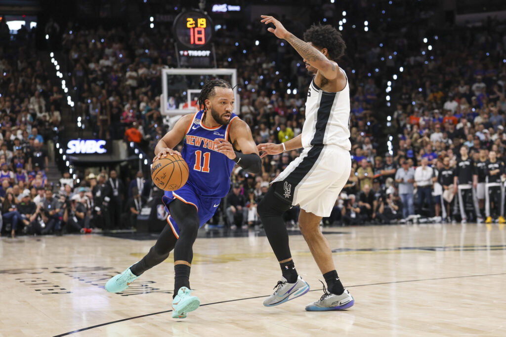 Jalen Brunson’s wife Ali drops 3-word reaction to Knicks fan’s physical ...