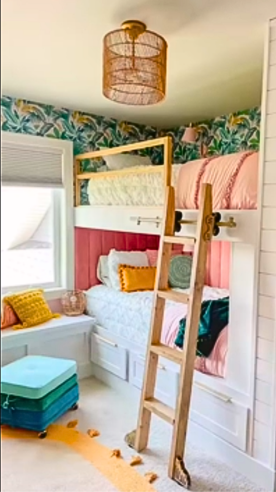 Girl’s room makeover stunning before and after transformation