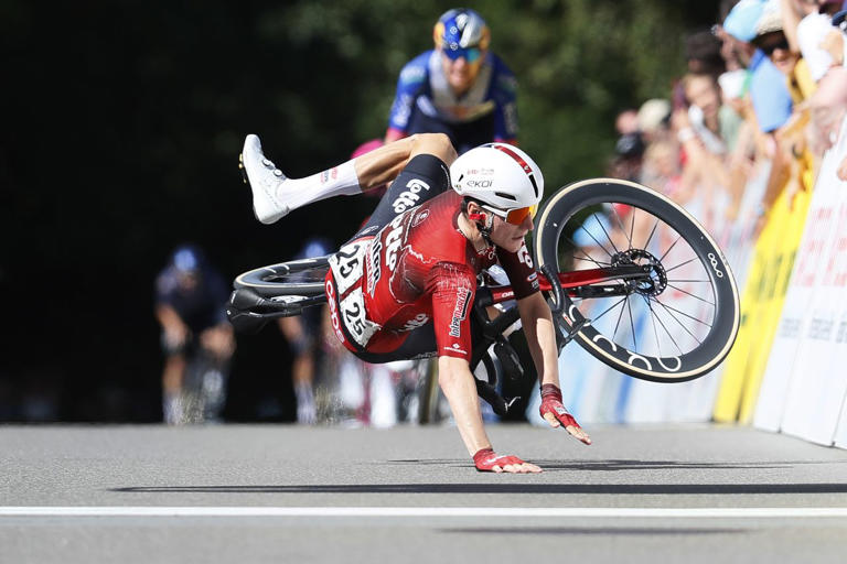 Crashing through the finish line, Liam Slock delivers unforgettable ...