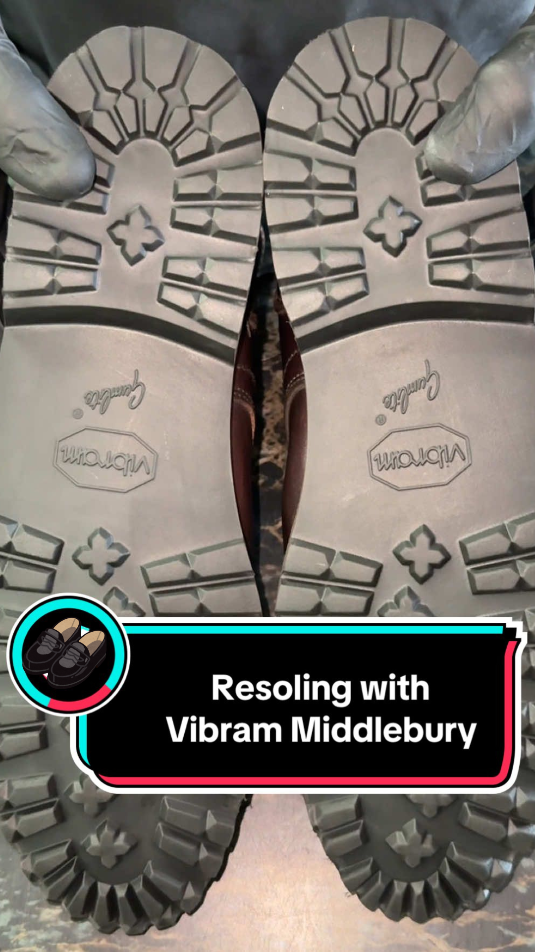 Boot resole with Vibram Middlebury for a fresh durable finish
