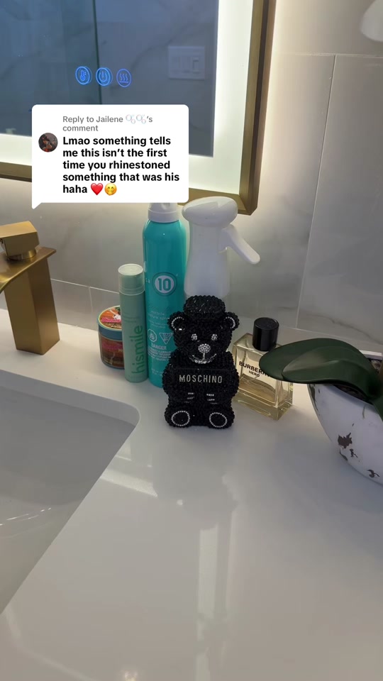 DIY bedazzled fragrances
