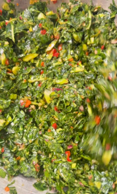 Marinated greens fresh easy and flavor packed side dish