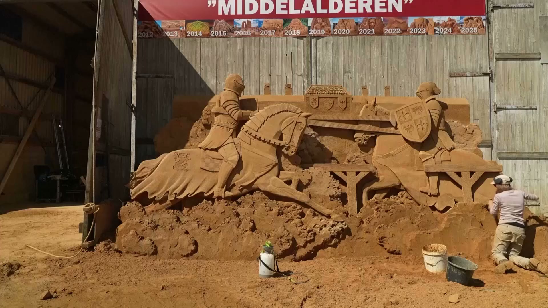 Sands of time: Denmark's sculpture festival goes back to the Middle ...