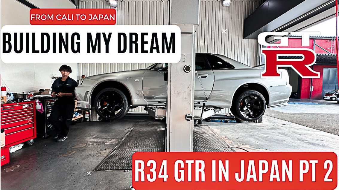 Installing NISMO LMGT4 wheels on my R34 GTR