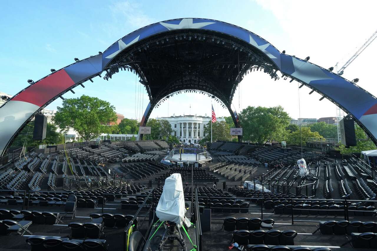 Storm threat will peak in Washington as UFC Freedom 250 gets underway