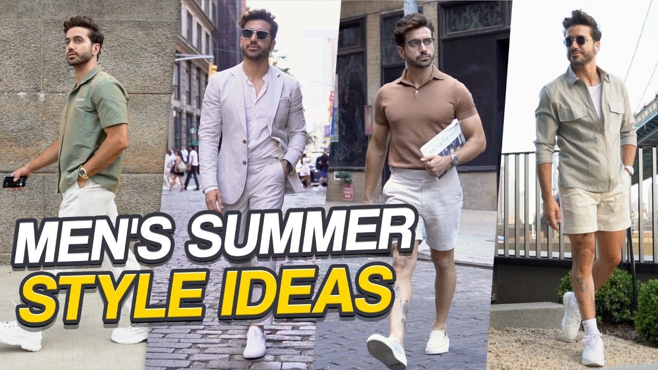 4 spring & summer outfit ideas for men 2024