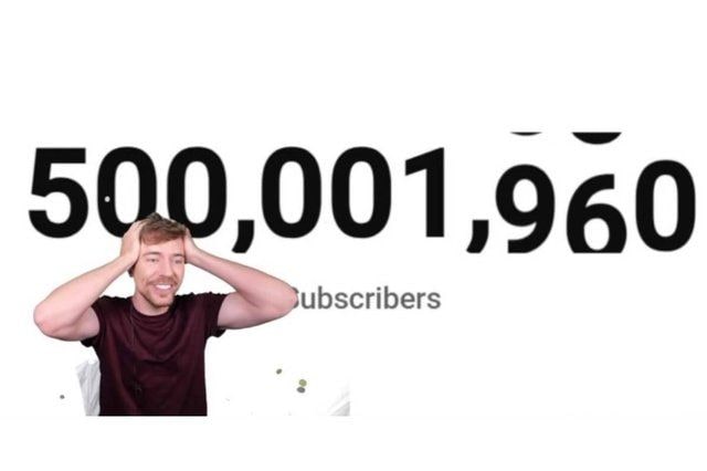 MrBeast makes history as first creator to reach 500 million YouTube ...