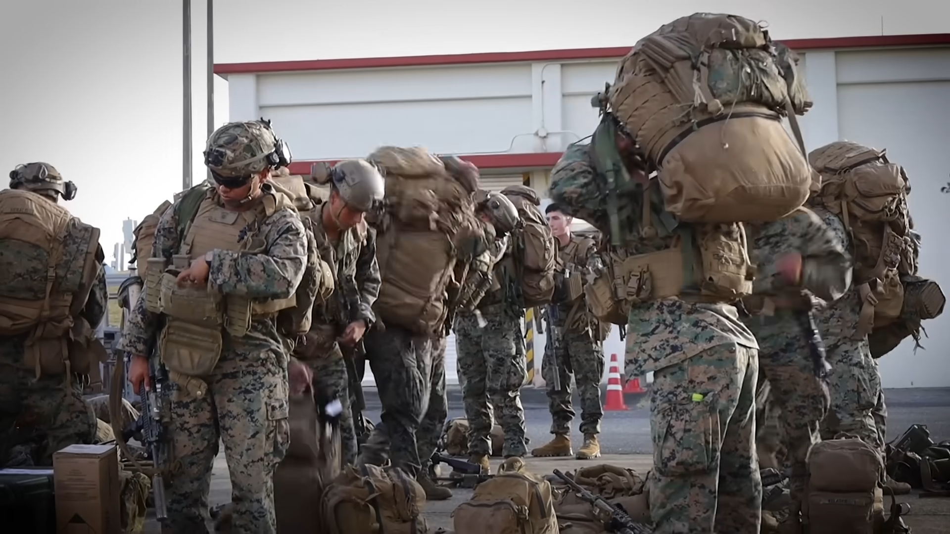 The military force built for crises is moving toward Iran