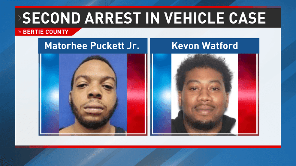 Second suspect arrested in Bertie County stolen vehicle investigation