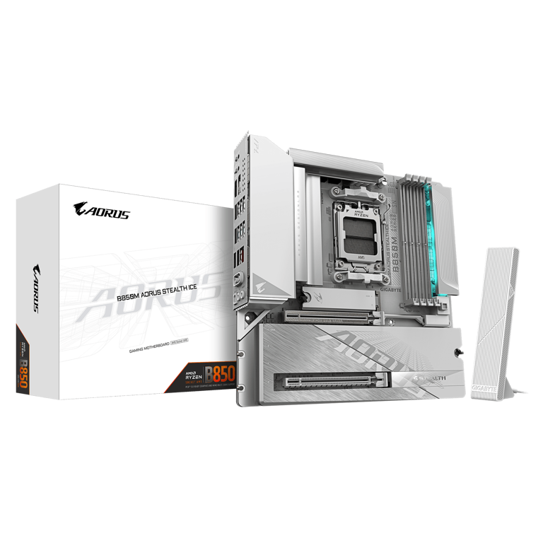 GIGABYTE、背面配線対応B850Mマザーボードを投入 Wi-Fi 7・PCIe 5.0対応