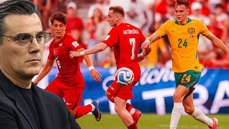 Avustralya-Türkiye maçı sonrası yazdılar: Montella izlememiş! 27 dakika ...