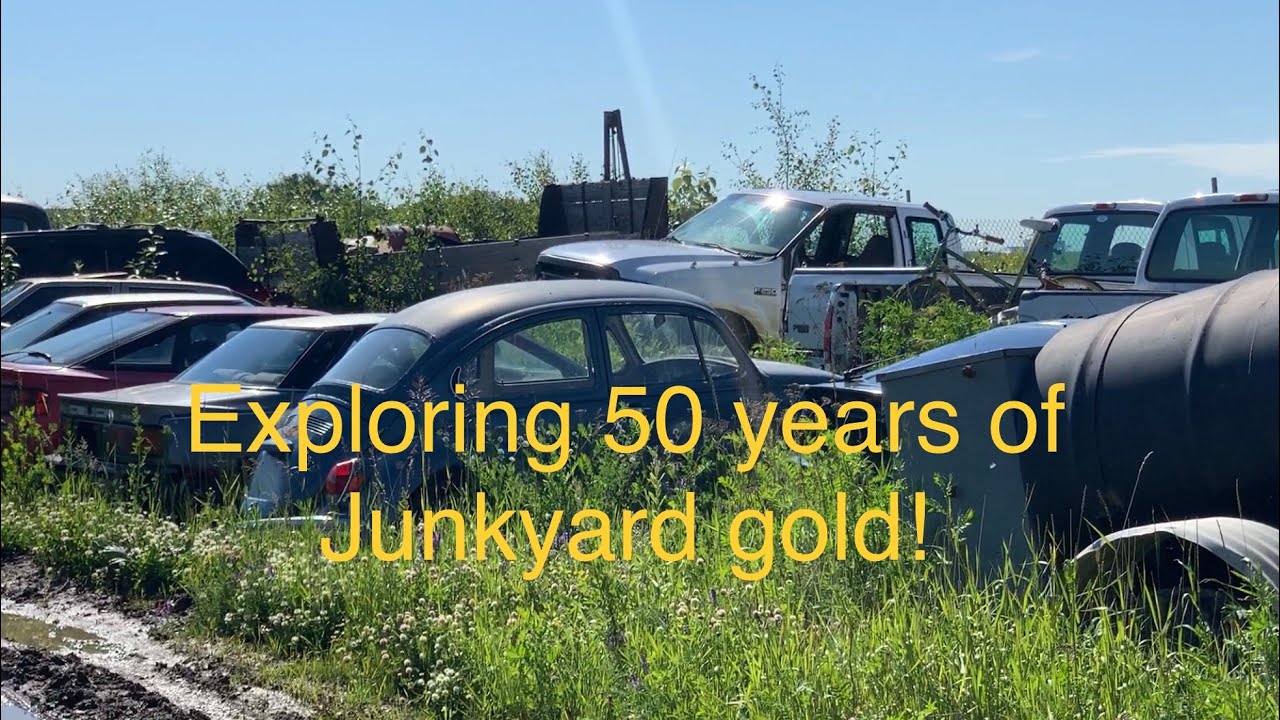 Exploring 50 years of junkyard cars and heavy equipment