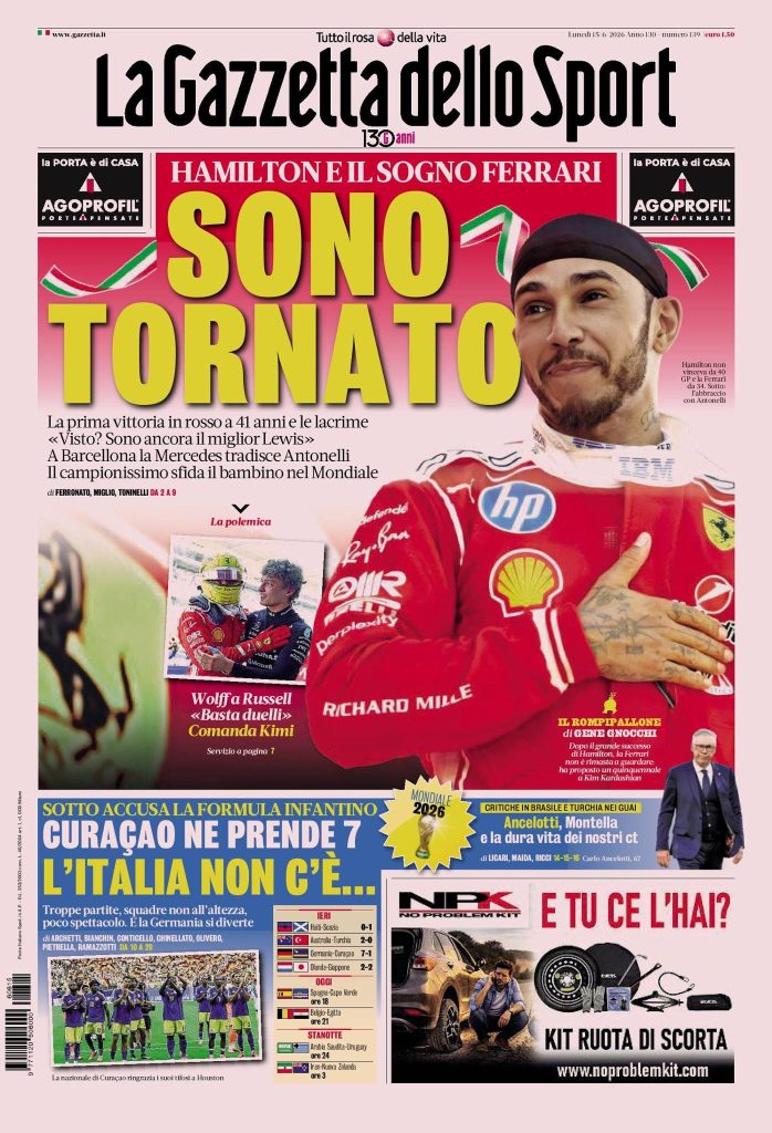 Rassegna stampa Juve: prime pagine quotidiani sportivi – 15 giugno