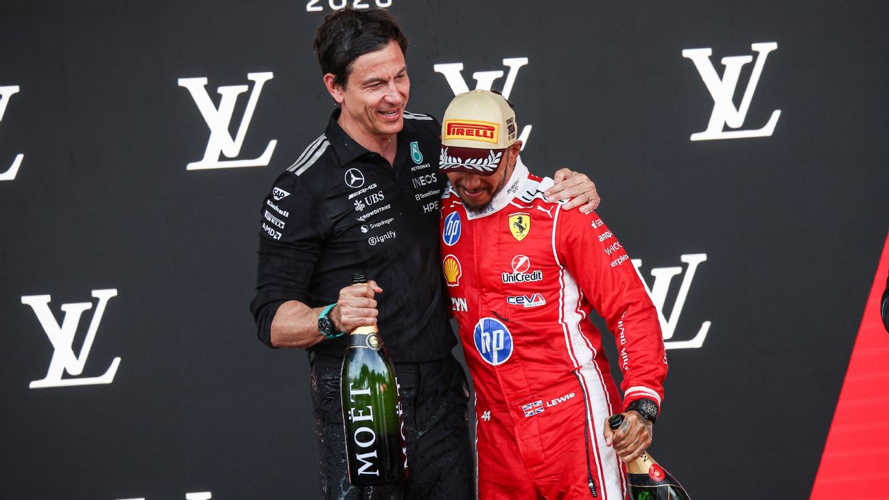 Mercedes boss Toto Wolff on Lewis Hamilton title threat: 'If he smells ...