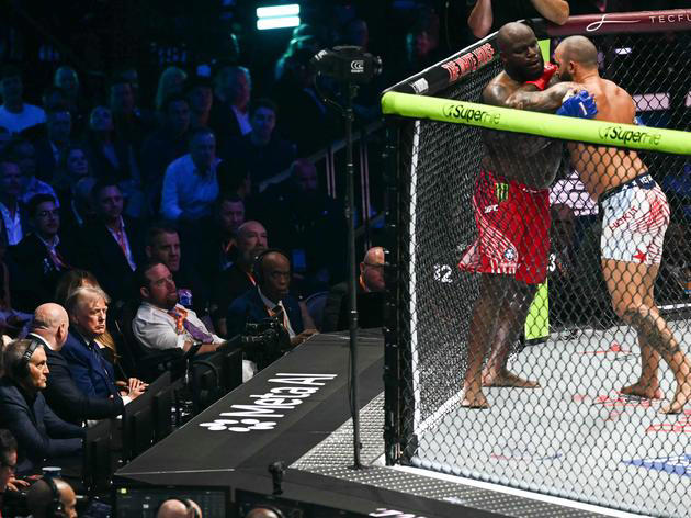 UFC Freedom 250: Trumps Käfigkämpfe bei Gewittergrollen – Händedruck ...