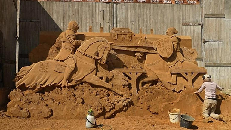 Sands of time: Denmark's sculpture festival goes back to the Middle ...