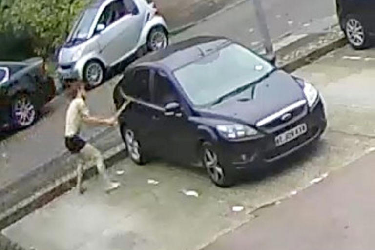 Man in his pants smashes 8 of his neighbours' cars with vacuum cleaner