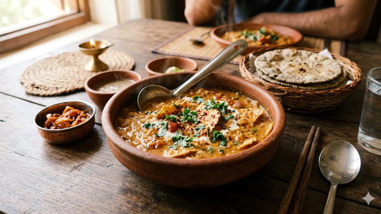 Easy Rajasthani papad ki sabji recipe for busy weekdays