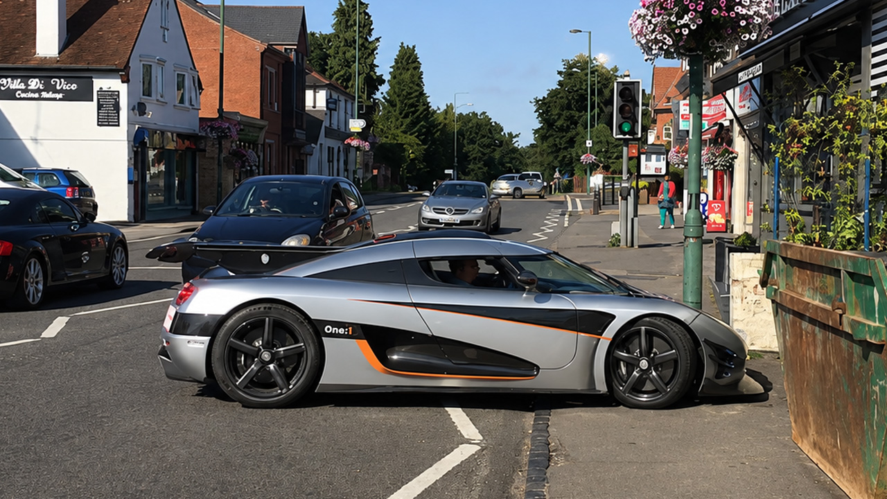 Rare Koenigsegg One:1 engineering marvels captured on road