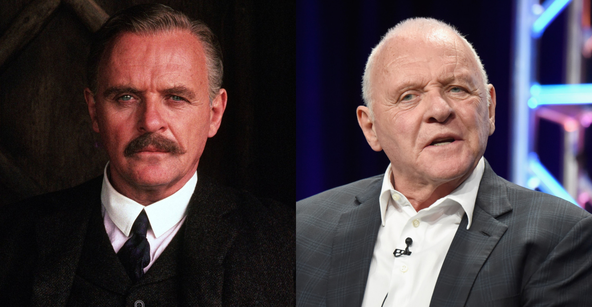 Actors with old-age makeup vs how they actually looked at the same age