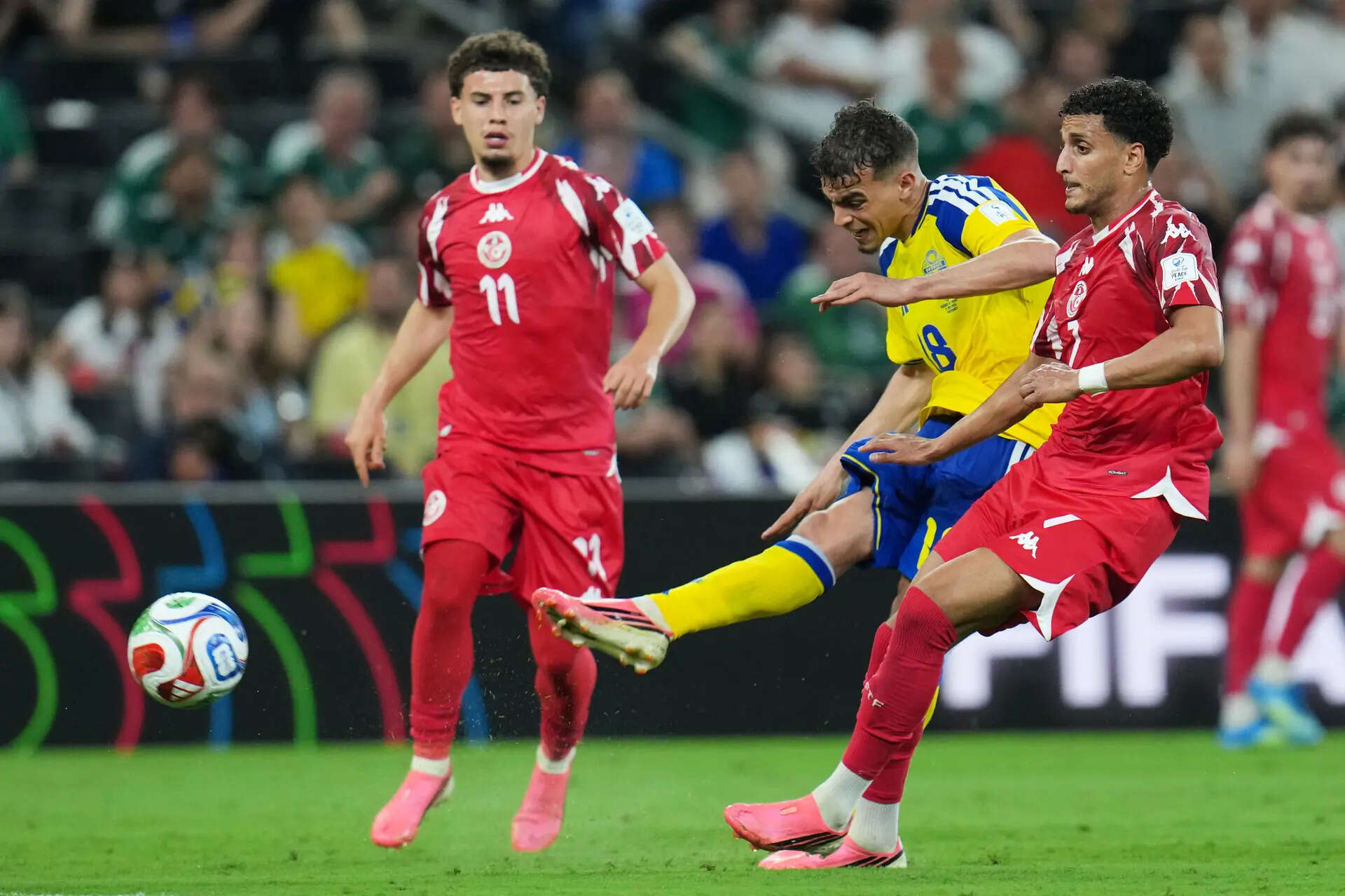 Sweden vs Tunisia FIFA World Cup match result: Yasin Ayari's double ...