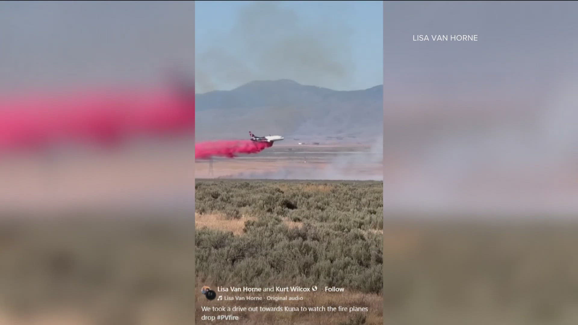 PV fire burns around 700 acres south of Kuna, no structures threatened
