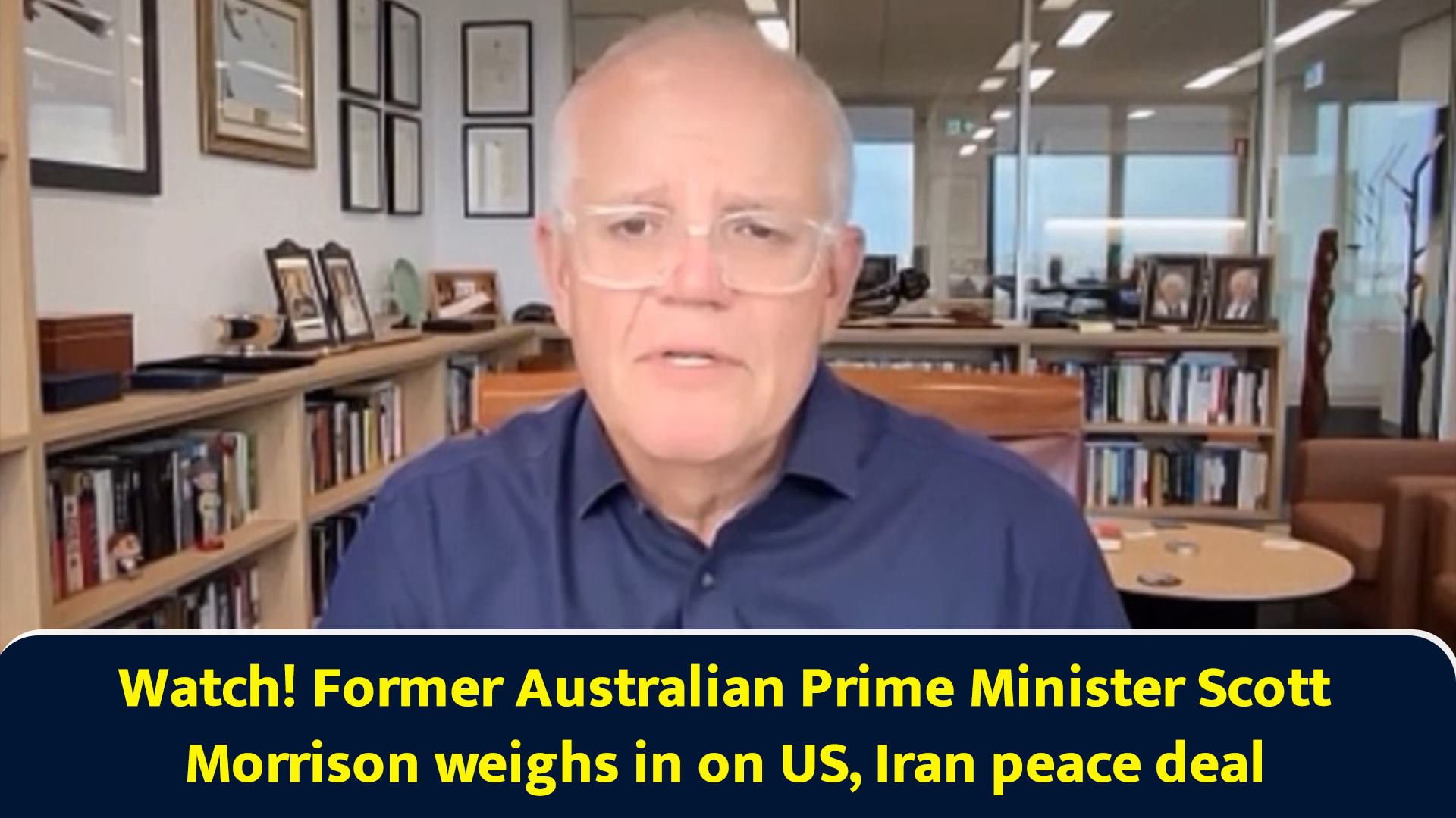 Watch! Former Australian Prime Minister Scott Morrison weighs in on US ...