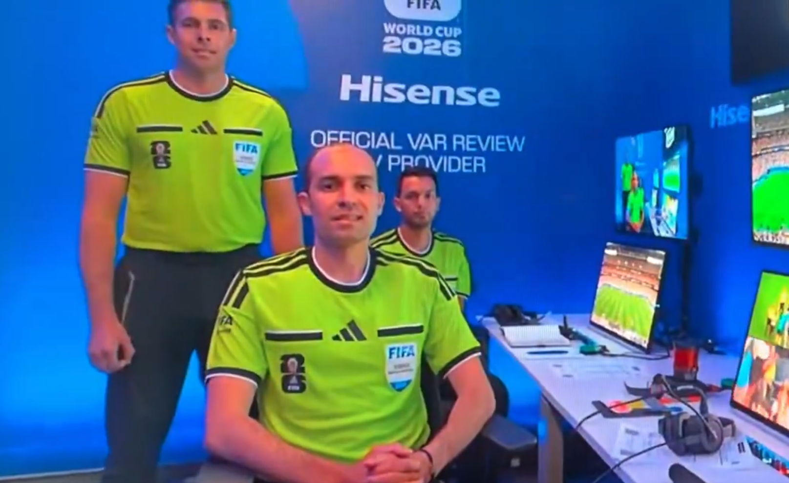 World Cup referee accused of making 'white power' gesture during TV ...