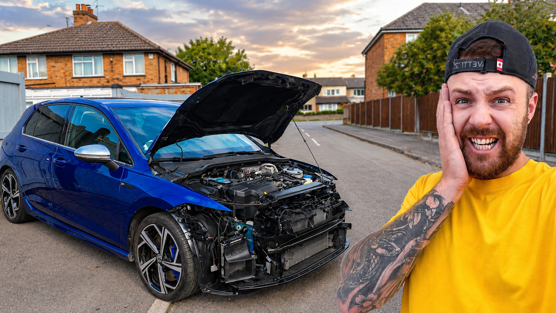 Rebuilding my crash-damaged VW MK8 Golf R to factory spec