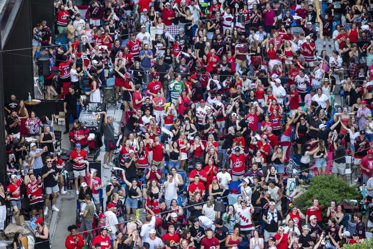 Triangle fans erupt in celebration after Carolina Hurricanes take home ...