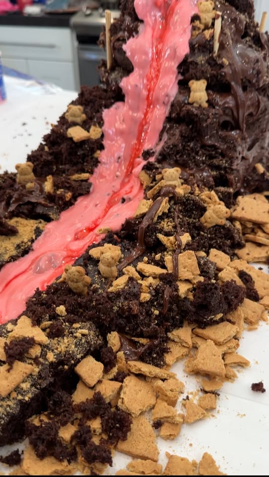 Chocolate lava party cake with a gooey sweet surprise center