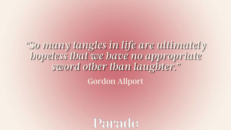 Gordon Allport's insight: How laughter helps us navigate life's challenges