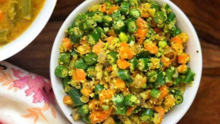 How to make South Indian-style poriyal for lunch