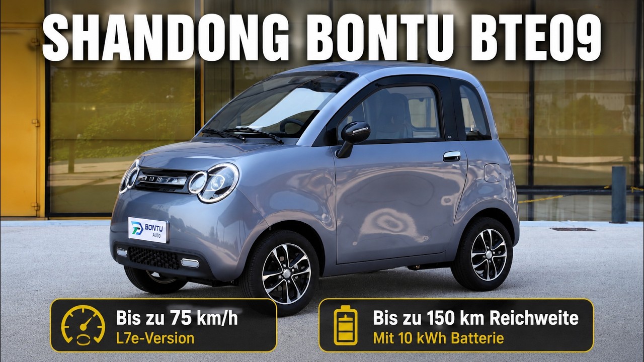 Shandong Bontu BTE09: Als L6e- und L7e-Version erhältlich