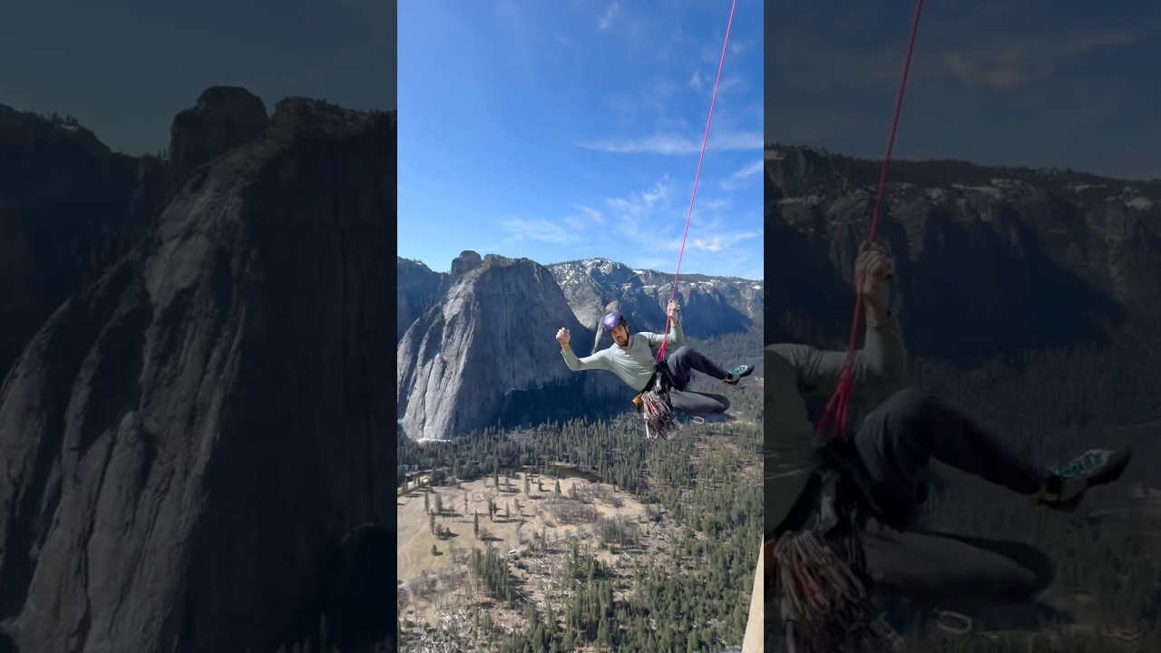 King swing on El Capitan!
