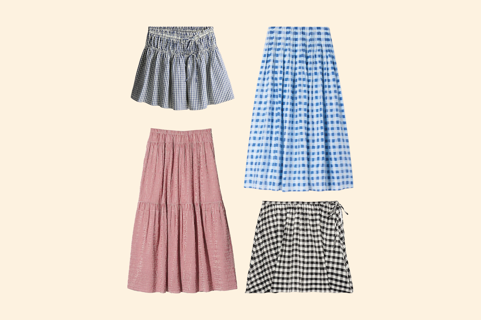 The picnic print returns: 9 of the best gingham skirts perfect for ...