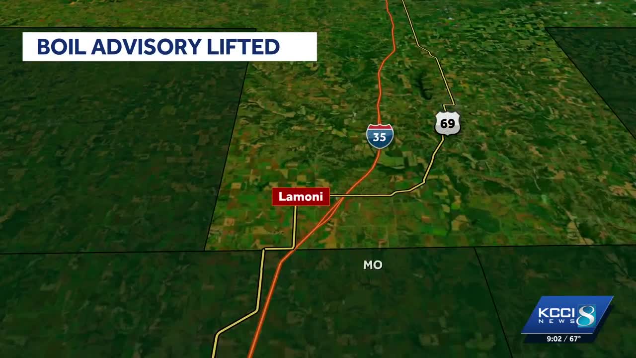 Lamoni boil advisory lifted