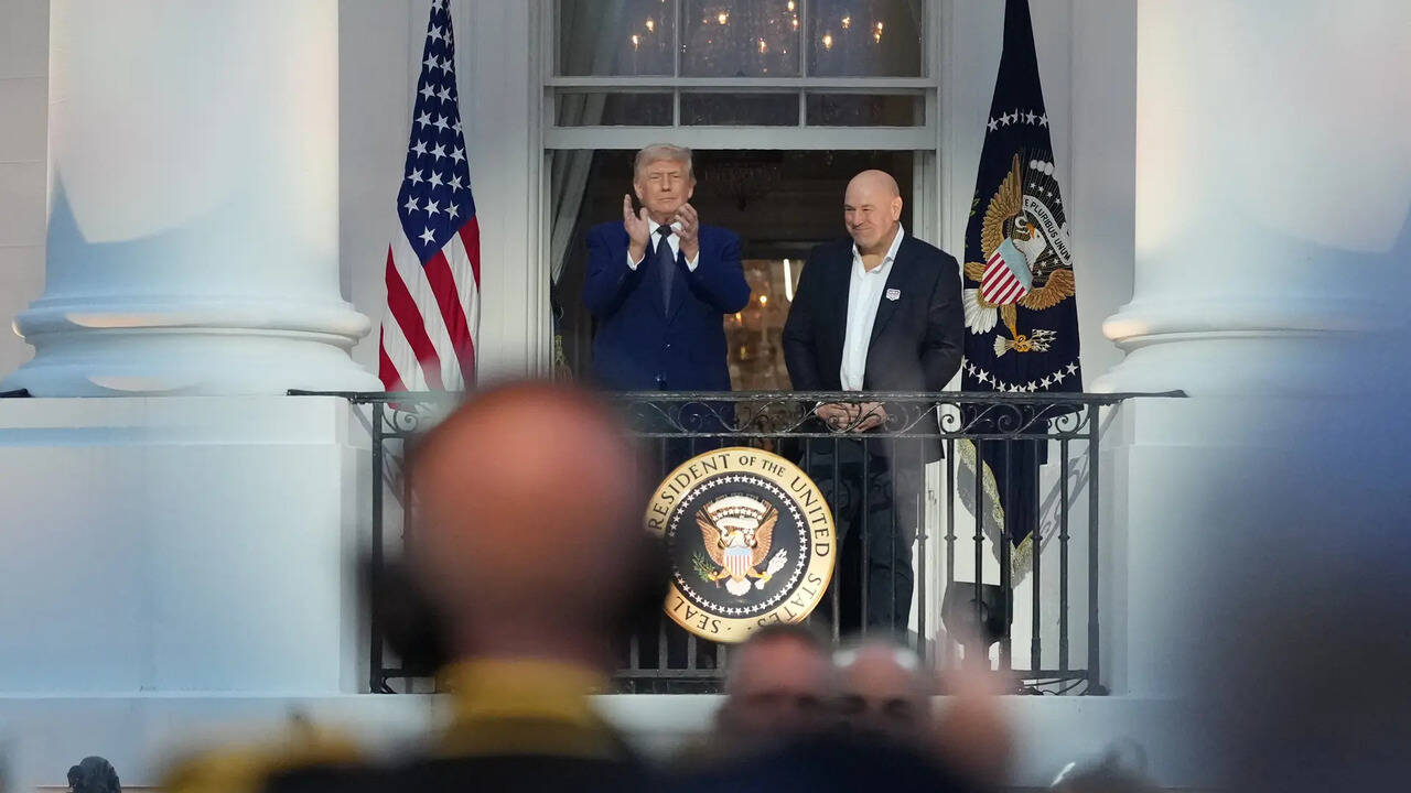Donald Trump celebrates 80th birthday with UFC event at the White House