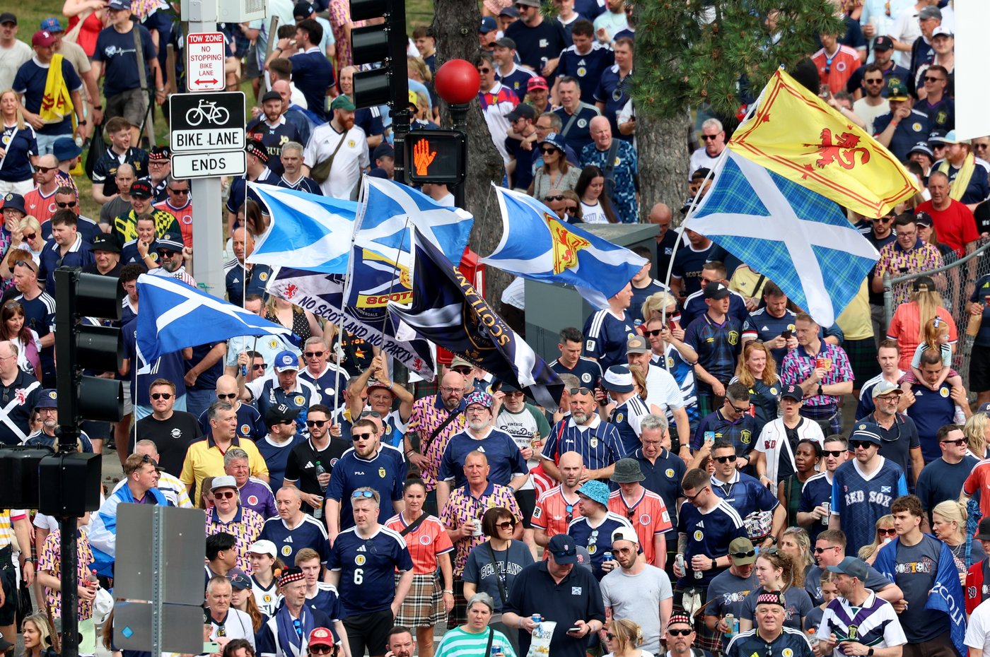 Move over, Red Sox Nation. Scotland's Tartan Army arrives at Fenway Park