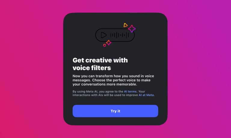 Instagram’s new voice message effects let you sound like a pirate, a ...