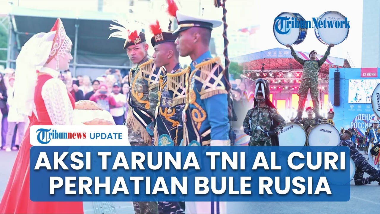 Warga Rusia terpesona, abadikan aksi keren taruna TNI AL parade ...
