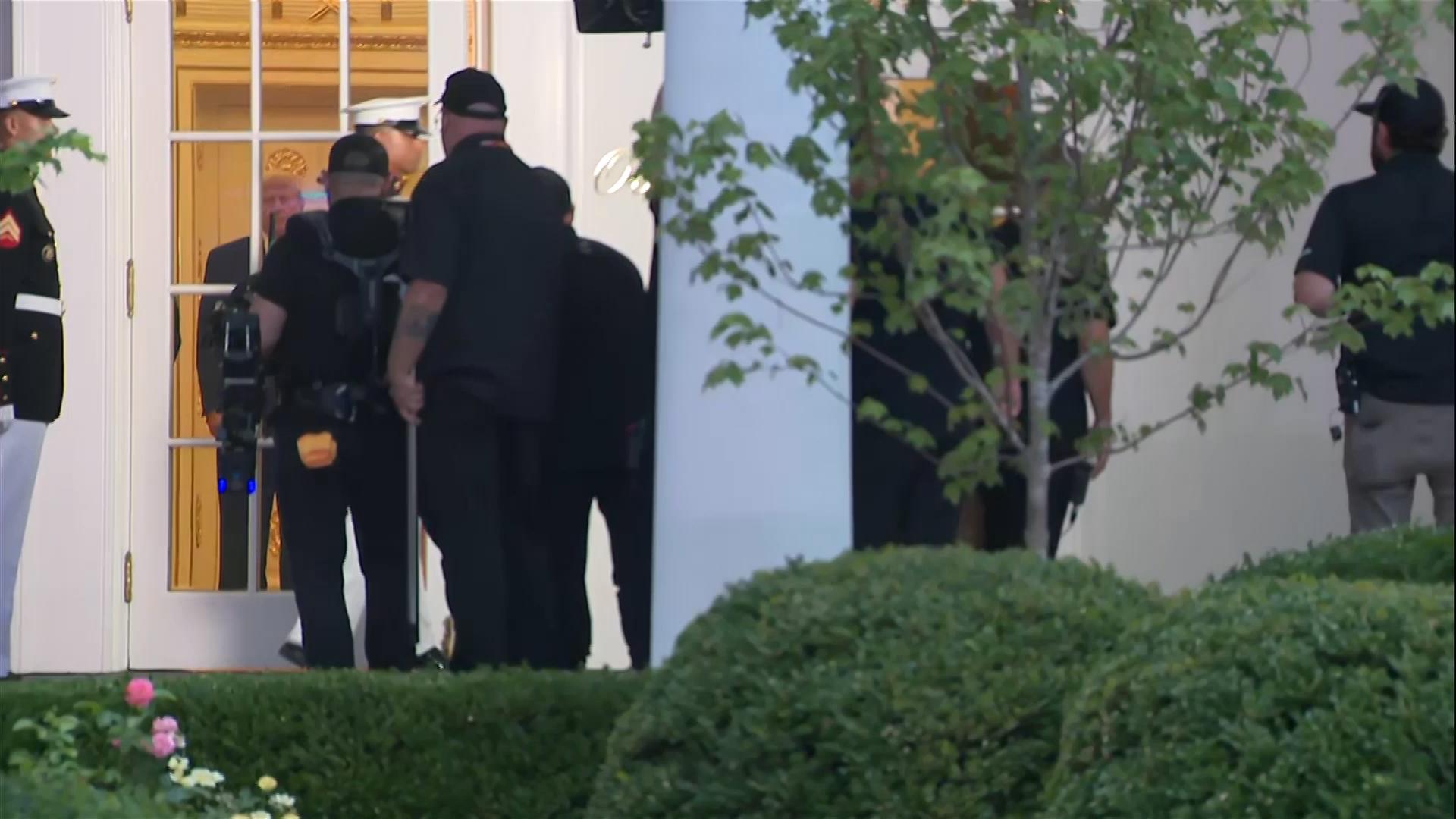 Trump celebrates his 80th birthday with a UFC cage fight at the White House