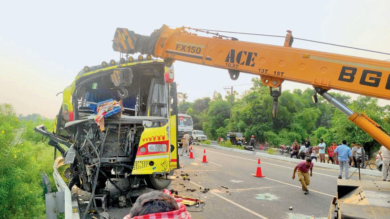 Odisha bus crash: Driver killed, 20 injured after vehicle hits divider