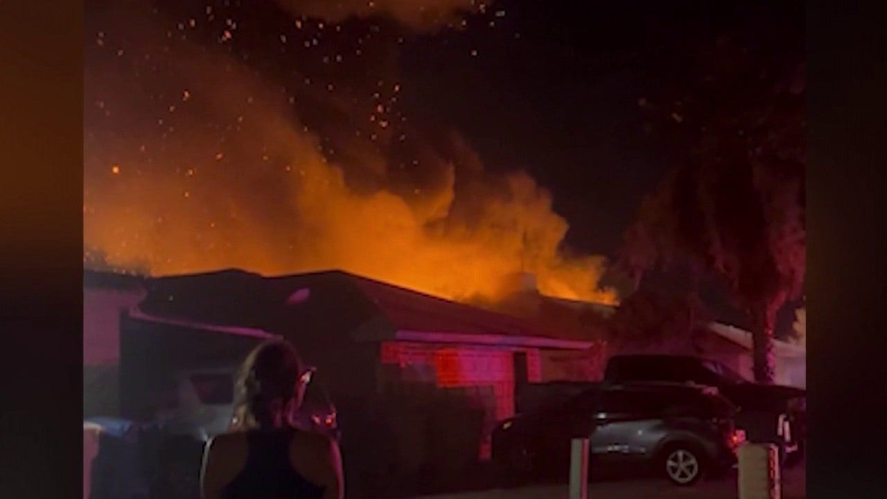 Elderly woman dies after being pulled from burning Glendale home