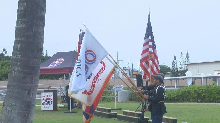 Some on Oahu celebrate Flag Day, others call it 'somber' reminder