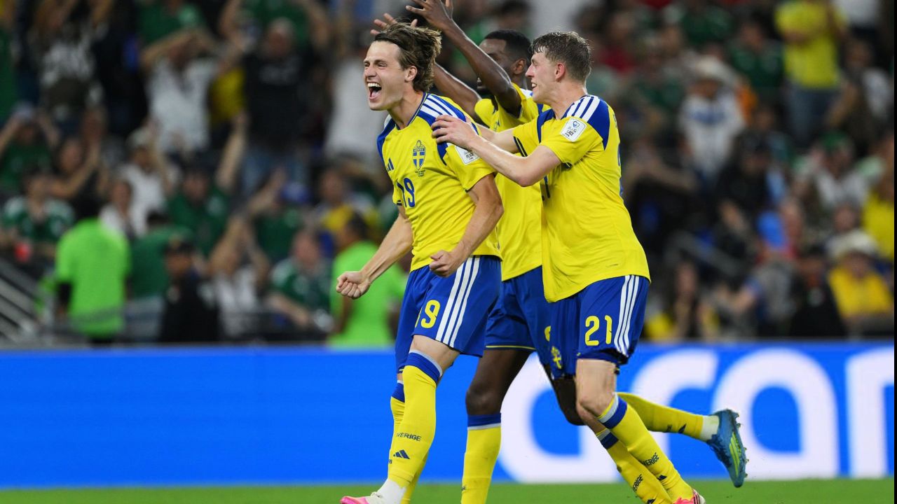 Watch: Mattias Svanberg creates history for Sweden in 5-1 hammering of ...