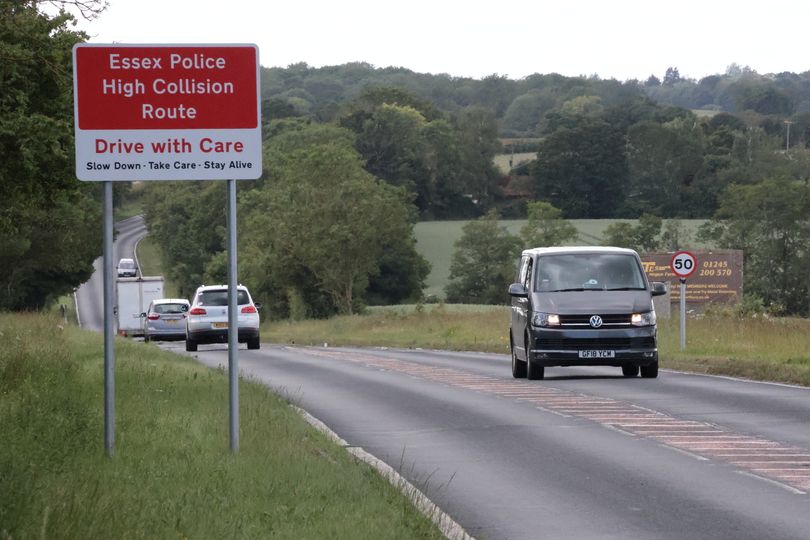 I drove along Essex's most dangerous road where there are regular ...