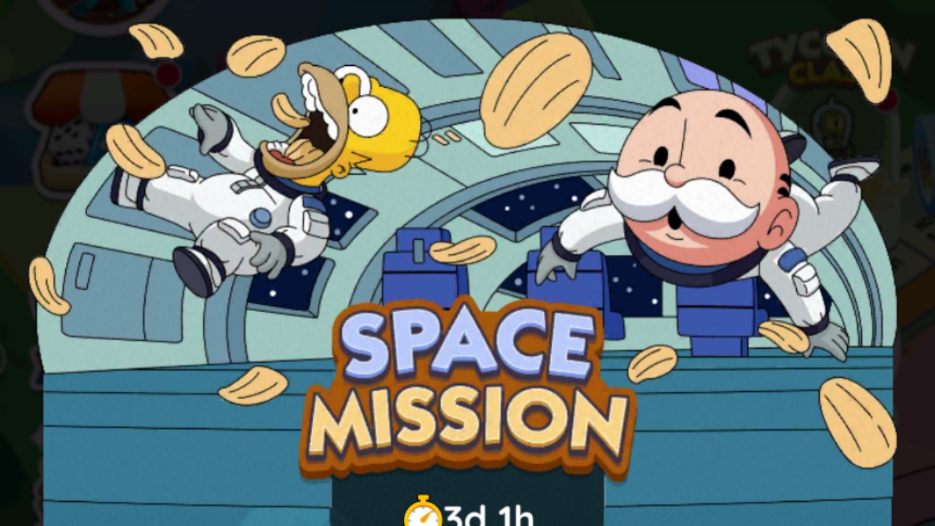 Monopoly GO space mission rewards