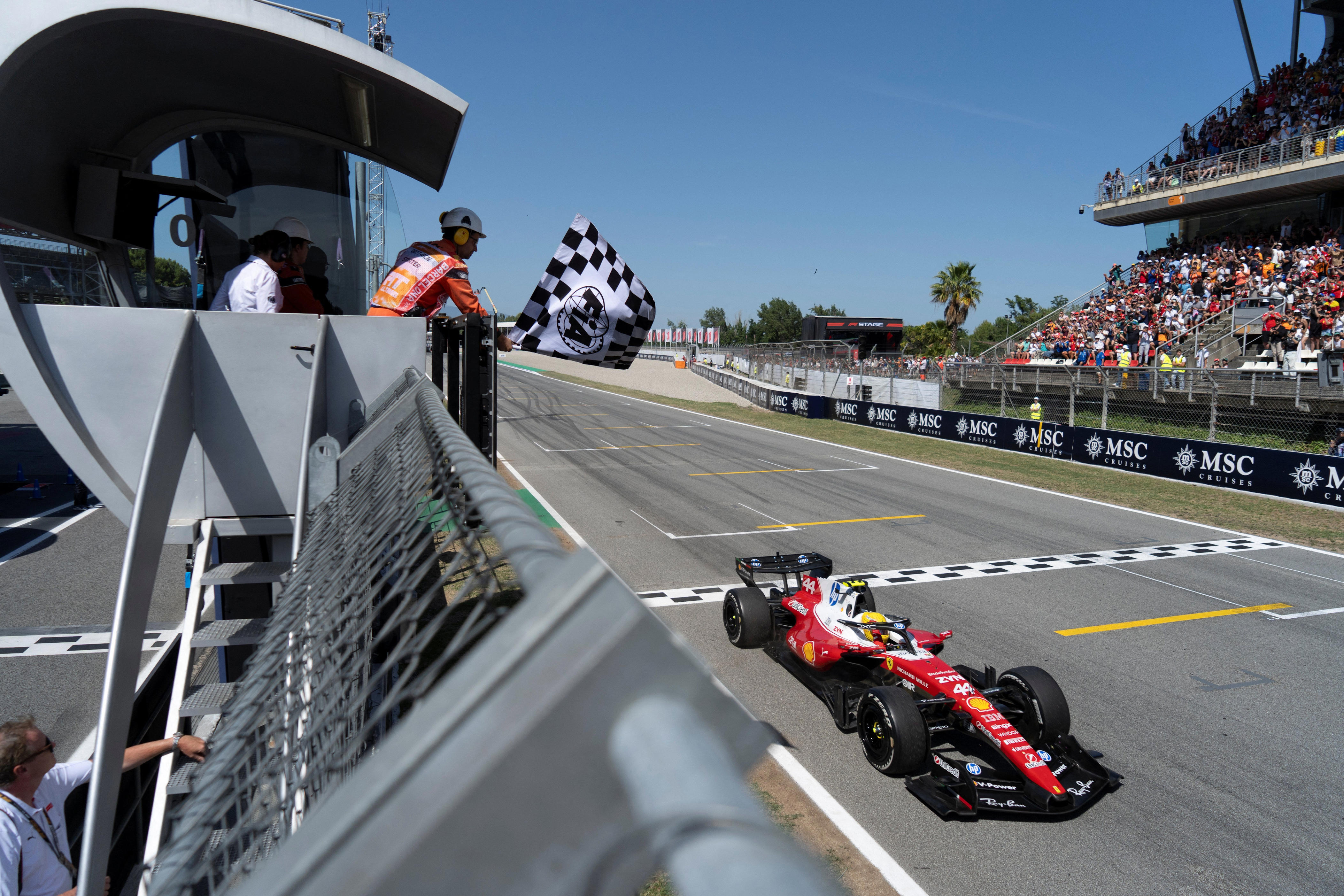 Lewis Hamilton wins Formula 1 race in Spain in 2026, full results